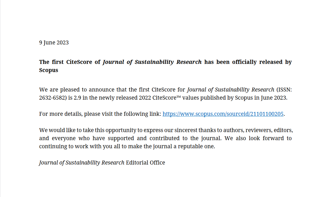 JSR-An Open Access Journal from Hapres